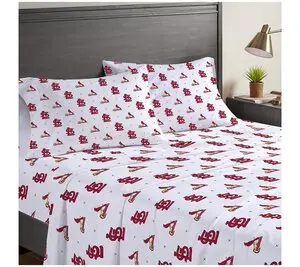 PEGASUS SPORTS Mlb Small X Queen Sheet Set - One-color