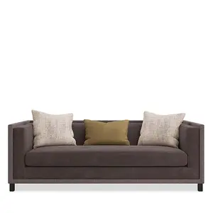 CARACOLE Tuxedo Sofa - Cool Brown