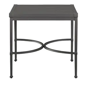 UNIVERSAL Bloomingdale's Seneca Outdoor End Table - Charcoal
