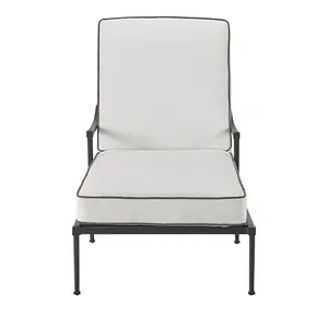 UNIVERSAL Bloomingdale's Seneca Outdoor Chaise Lounge - Charcoal