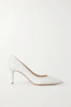 GIANVITO ROSSI 70 Patent-leather Pumps - White