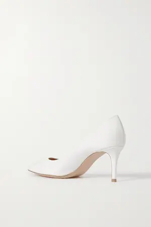 GIANVITO ROSSI 70 Patent-leather Pumps - White