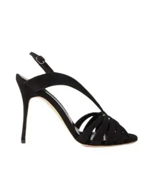 Women's Manolo Blahnik Black Sandals