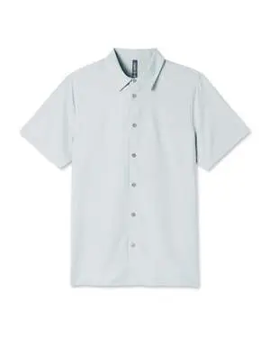 Vuori Vuori Short Sleeve Manhattan Button Down Sky Grey