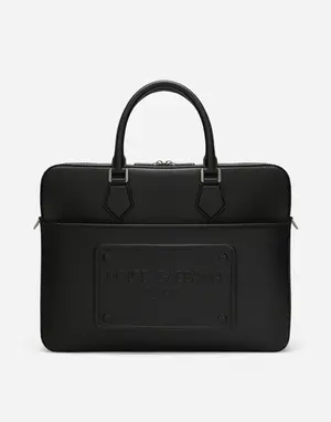 Dolce & Gabbana Calfskin Briefcase - Black