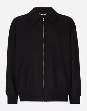 Dolce & Gabbana Wool-blend Bomber Jacket