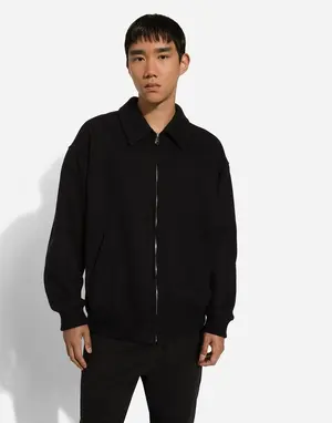 Dolce & Gabbana Wool-blend Bomber Jacket