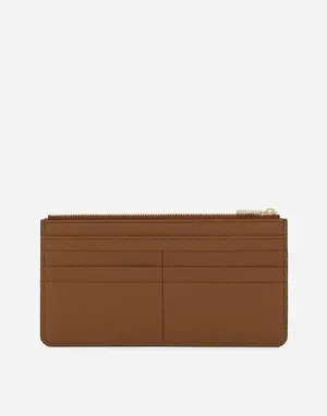 Dolce & Gabbana Large Card Holder With Tag - Brown
