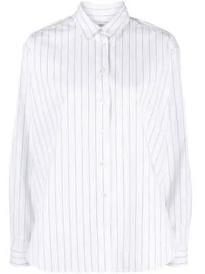 TOTEME Signature Cotton Shirt - White