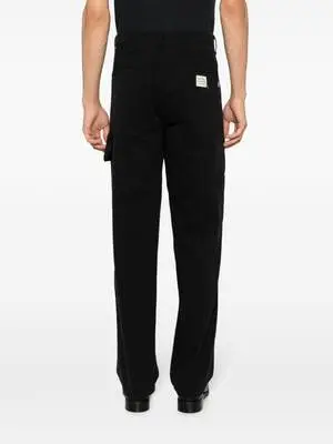 AWAKE NY Logo-embroidered Straight-leg Jeans
