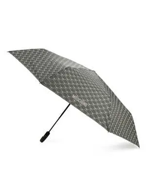 Moschino Monogram-print Two-tone Umbrella