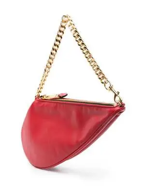 Moschino Asymmetric Leather Shoulder Bag