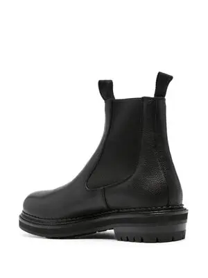 BUTTERO® Cargo Leather Chelsea Boots - Black