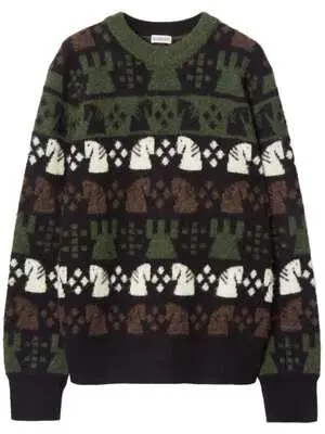 Burberry Wool-blend Jumper - Black