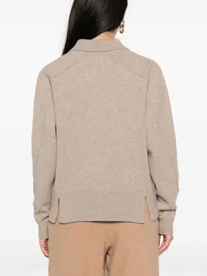 Rag & Bone Wool Blend Polo Jumper