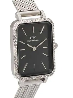 DANIEL WELLINGTON Quadro Lumine 20mm Watch - Black