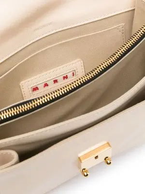 Marni Medium Trunk Soft Shoulder Bag - Neutrals