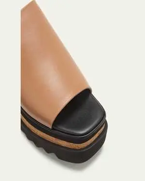 Stella McCartney Sneak-elyse Platform Sandals - Brandy