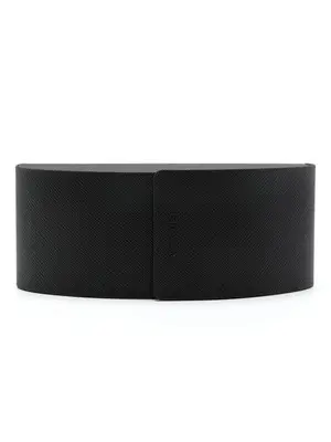 Prada Logo-engraved Rectangle Sunglasses - Black