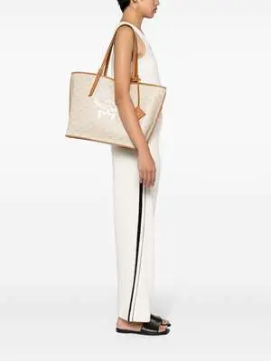 Mcm Himmel Medium Tote Bag - Neutrals