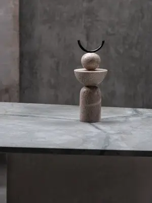 GARDECO Constantin Totem 1 Stone Sculpture