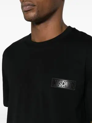 Moschino Logo-appliqué Cotton T-shirt