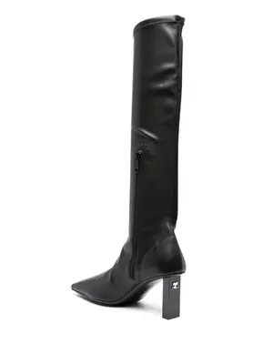 COURREGES Ac Charm 70mm Faux-leather Boots