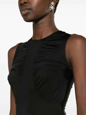 NOIRE SWIMWEAR Ruched Maxi Dress
