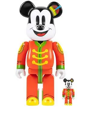 MEDICOM TOY X Disney Mickey Mouse Be@rbrick The Band Concert 100% And 400% Figure Set - Red