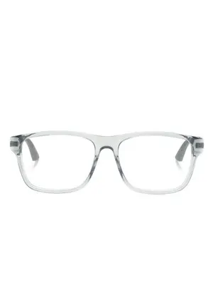 Montblanc Logo-plaque Rectangle-frame Glasses