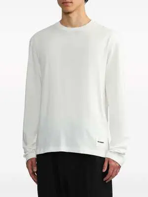JIL SANDER Logo-patch Cotton T-shirt Set Of Three