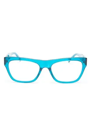 Balenciaga Rectangle-frame Glasses - Blue
