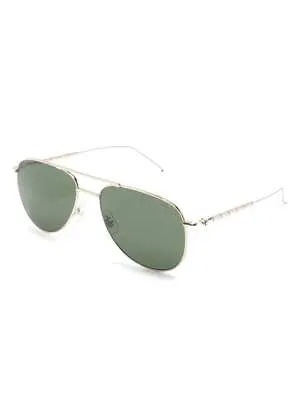 Montblanc Metallic Pilot-frame Sunglasses