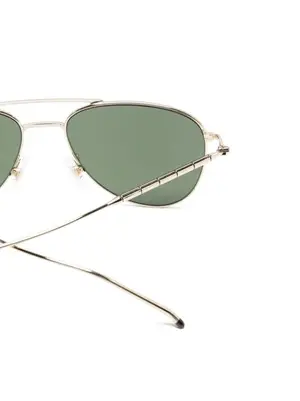 Montblanc Metallic Pilot-frame Sunglasses