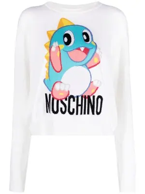 Moschino Jeans Embroidered Sweaters For Women