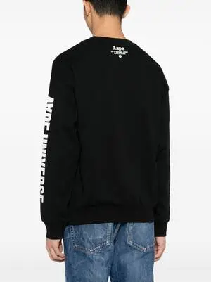 AAPE BY *A BATHING APE Moonface Printed Sweater
