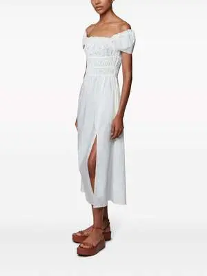 Altuzarra Lily Square-neck Dress - White