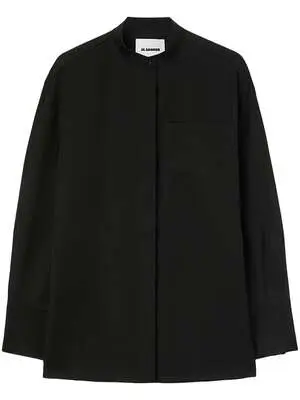 Jil Sander Band Collar Shirts For Women