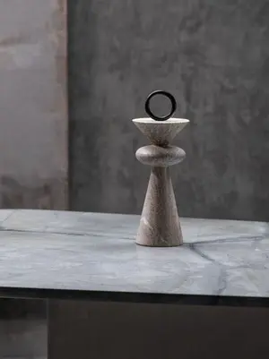 GARDECO Constantin Totem 2 Stone Sculpture