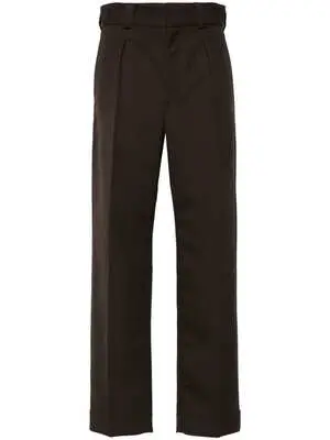 LEMAIRE Straight-leg Tailored Trousers - Brown