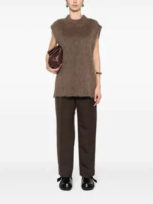 LEMAIRE Straight-leg Tailored Trousers - Brown