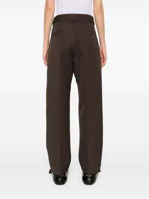 LEMAIRE Straight-leg Tailored Trousers - Brown