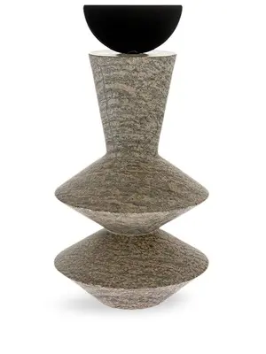 GARDECO Constantin Totem 3 Stone Sculpture - Brown