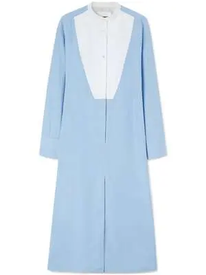 JIL SANDER Plastron Poplin Shirtdress