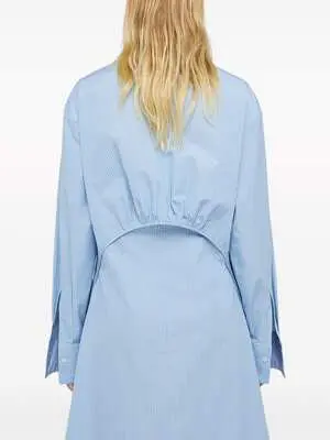 JIL SANDER Plastron Poplin Shirtdress