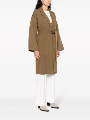 JOSEPH Striped Knit Coat