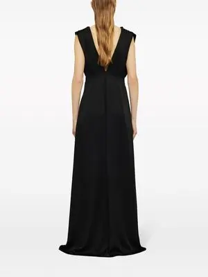 JIL SANDER Gathered Sleeveless Gown