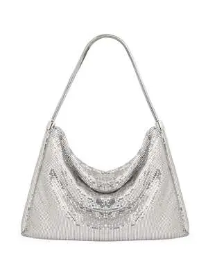 Rabanne Disc-embellished Shoulder Bag - Silver