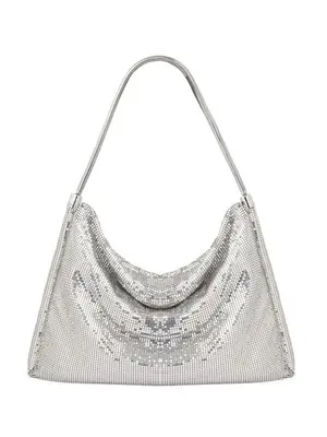 Rabanne Disc-embellished Shoulder Bag - Silver