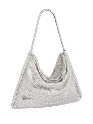 Rabanne Disc-embellished Shoulder Bag - Silver